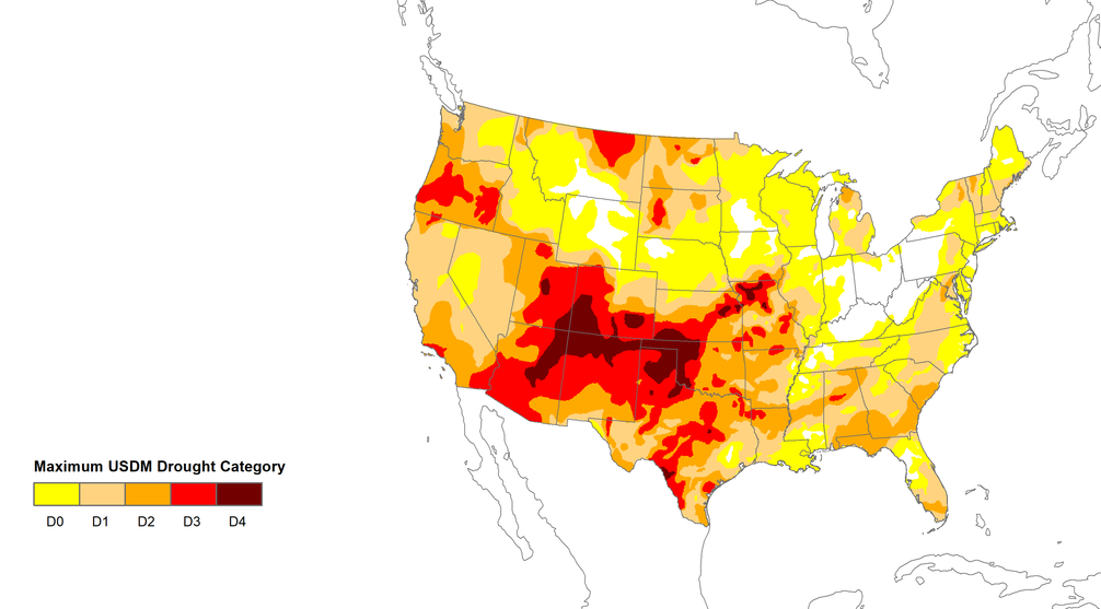 Year In Review A Look Back At Drought Across The United States In 2018 March 19 2019
