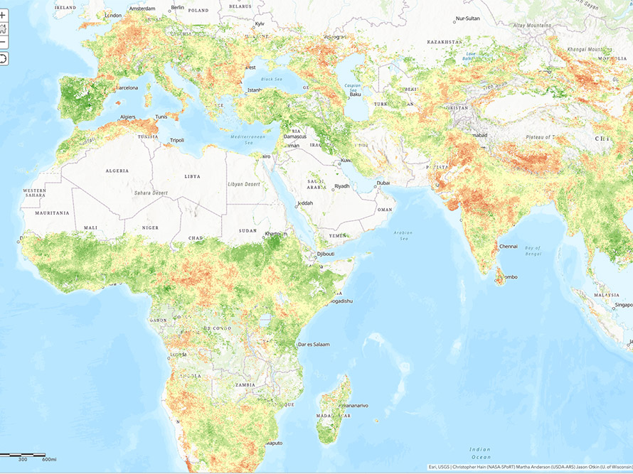 Evaporative Stress Index (ESI) | Drought.gov