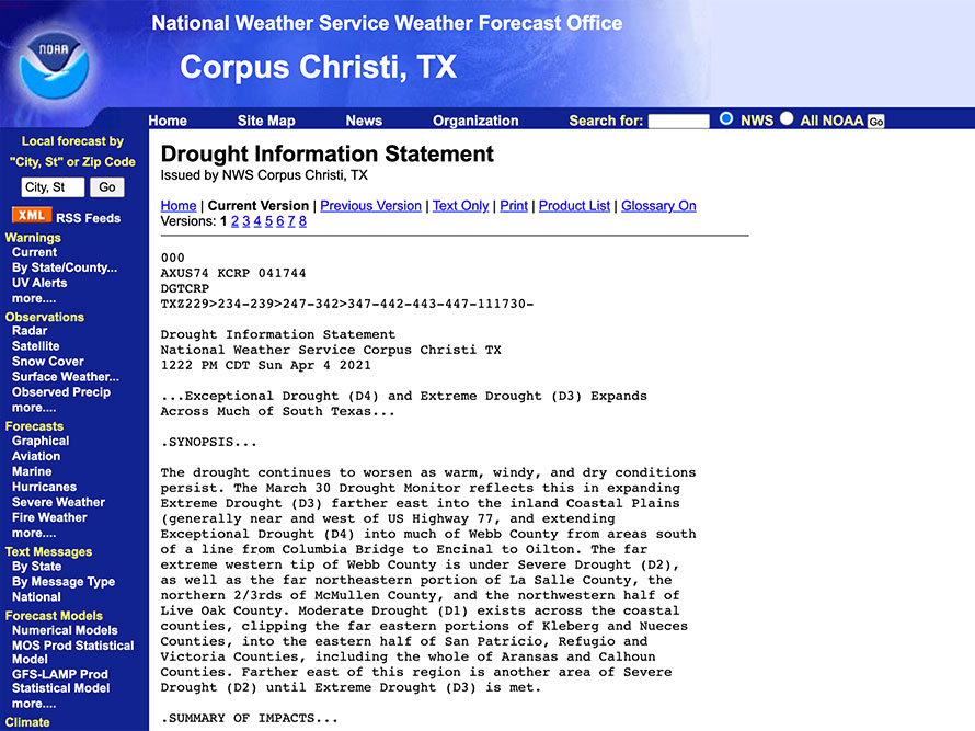 National Weather Service Drought Information Statements | Drought.gov National Weather Service Drought Information Statements | Drought.gov