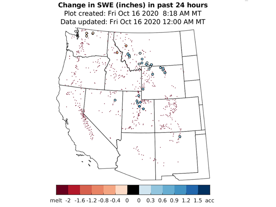 National Snow and Ice Data Center Snow Today | Drought.gov