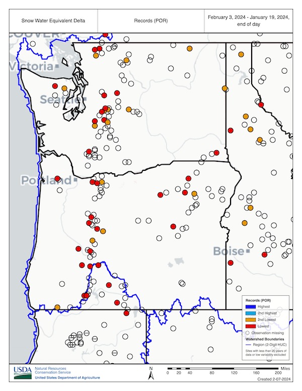 Snow Drought Current Conditions and Impacts in the West - El Nino ...