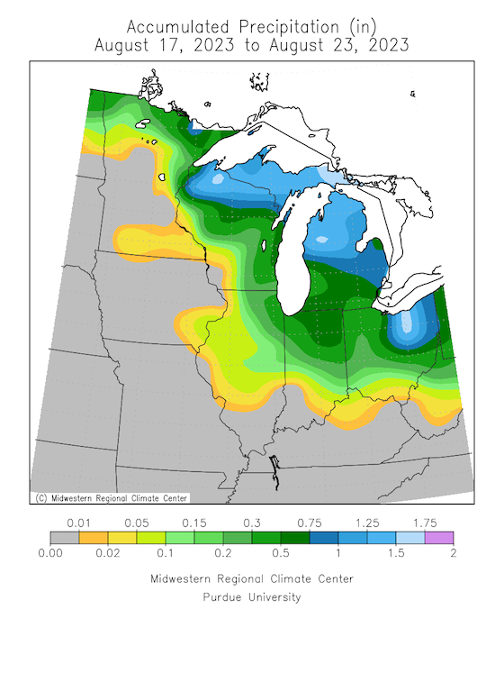 Drought Status Update for the Midwest U.S. | August 25, 2023 | Drought.gov