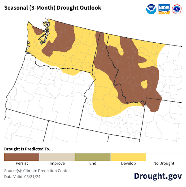 Drought Early Warning Update for the Pacific Northwest | June 6, 2024 | Drought.gov
