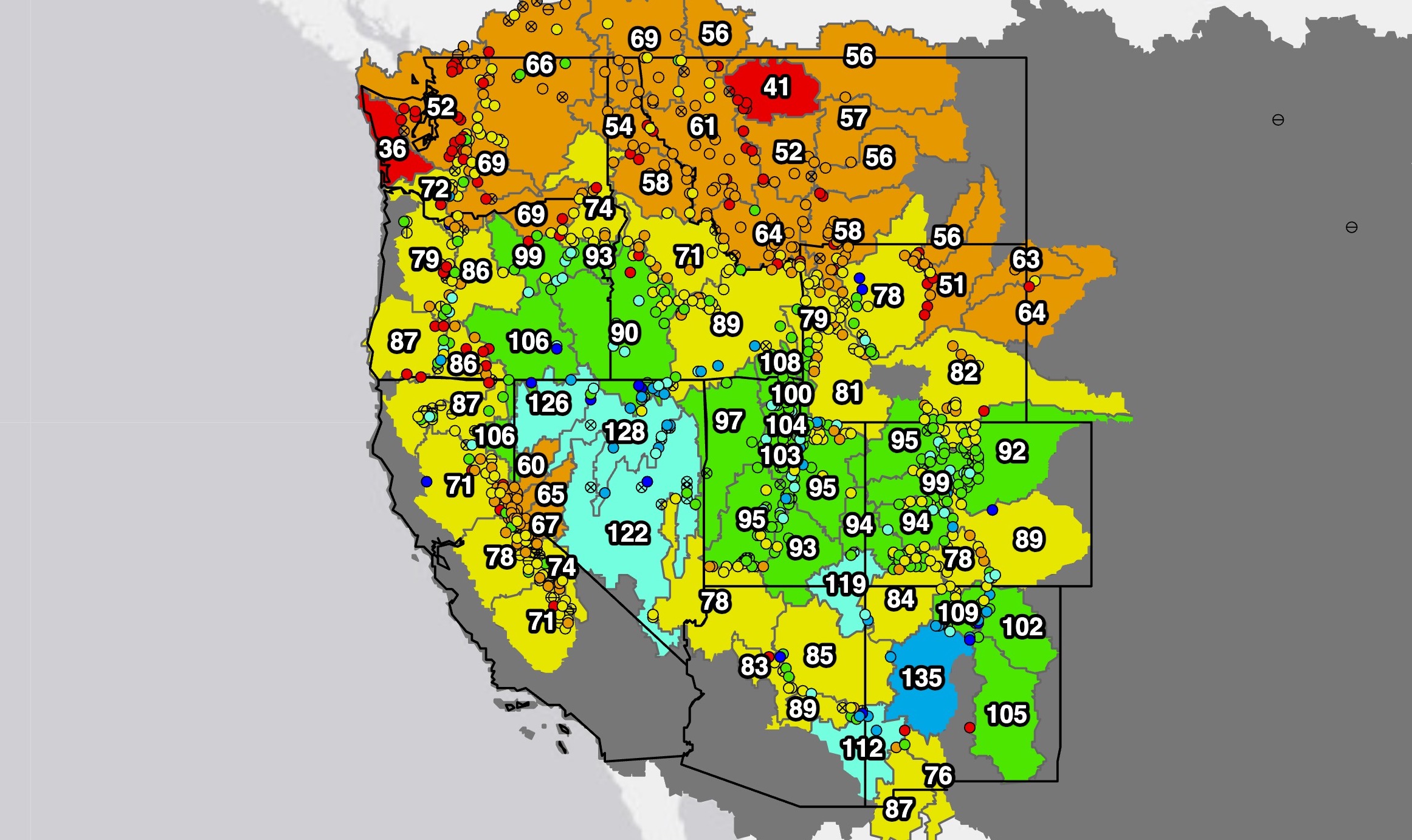 Snow Drought Current Conditions and Impacts in the West | February 7 ...