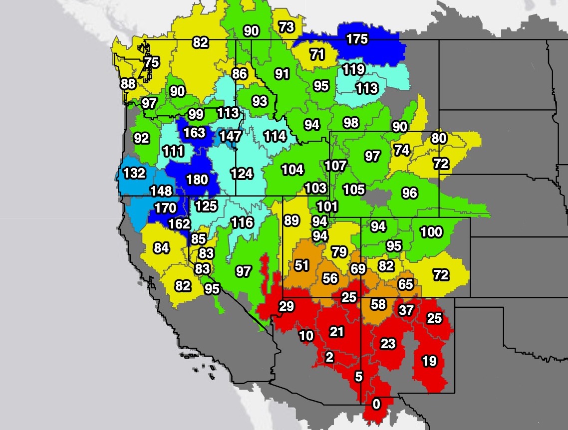Snow Drought Current Conditions and Impacts in the West | March 6, 2025 ...