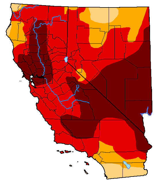Drought Status Update for California-Nevada | July 8, 2021 | Drought.gov