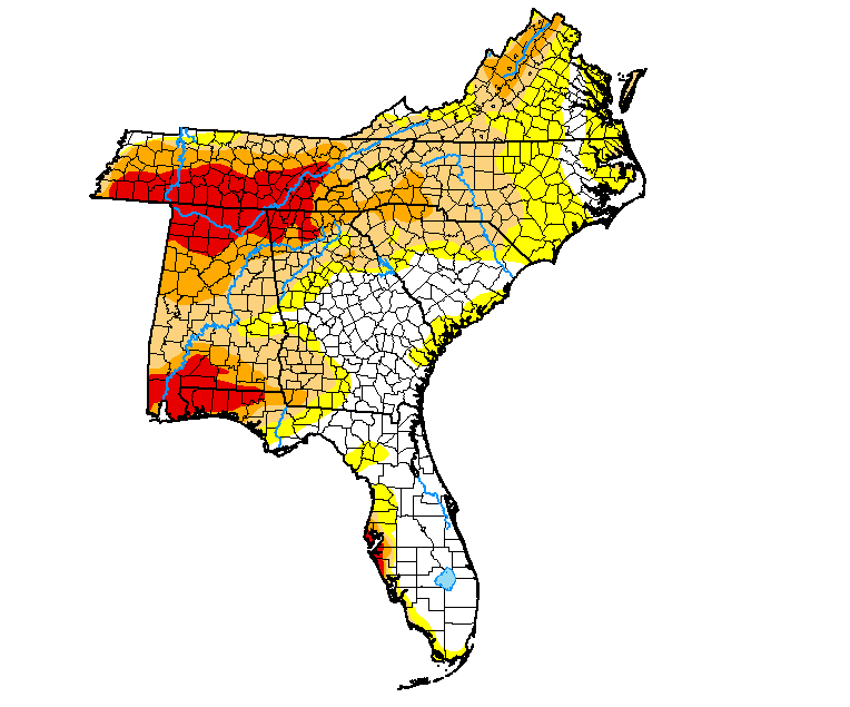 Drought Status Update for the Southeast | November 7, 2023 | Drought.gov