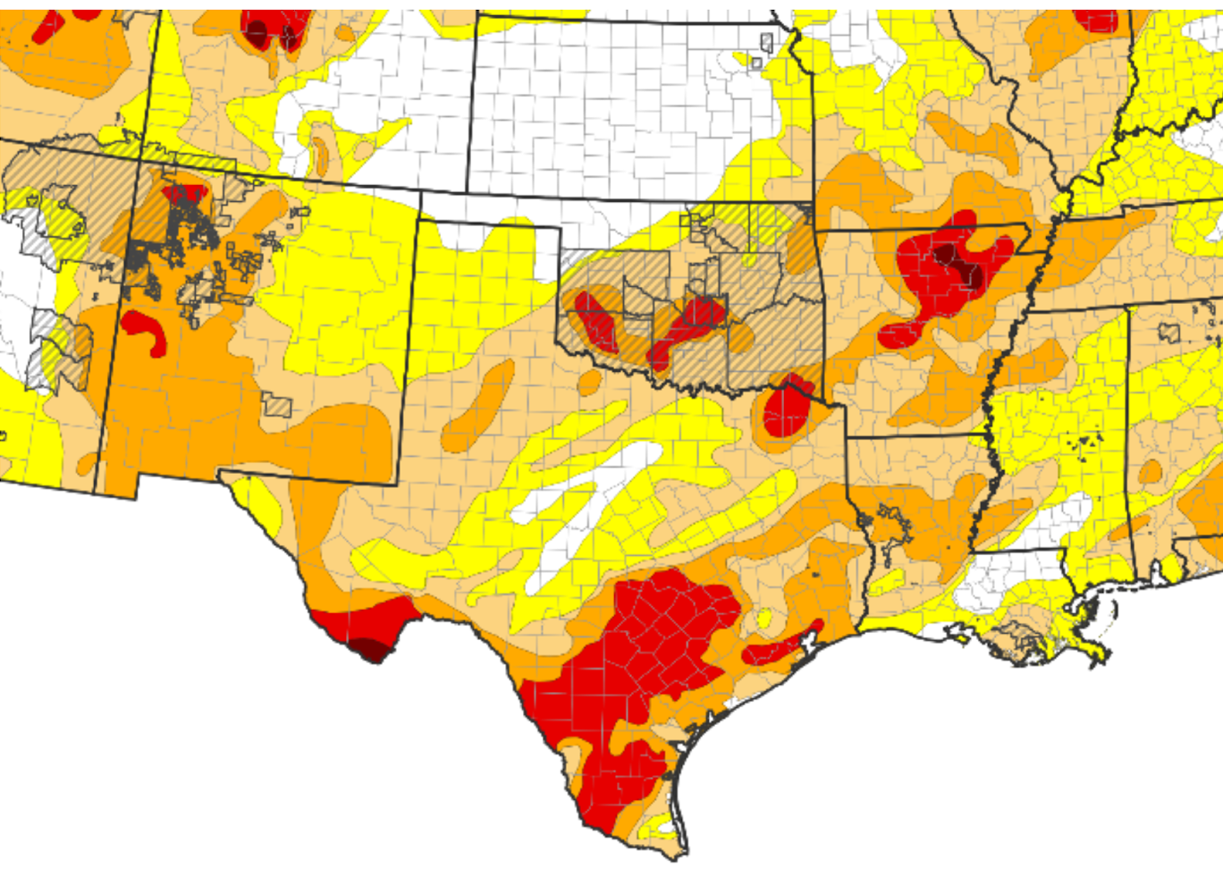 Drought Status Update for the Southern Plains | January 22, 2026 ...