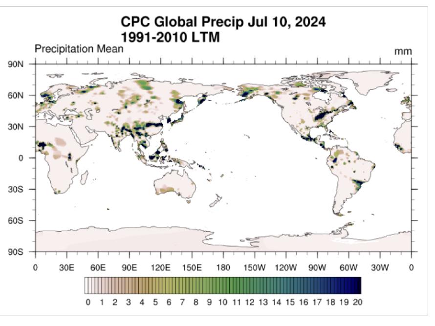 Global CPC Unified Daily Precipitation | Drought.gov