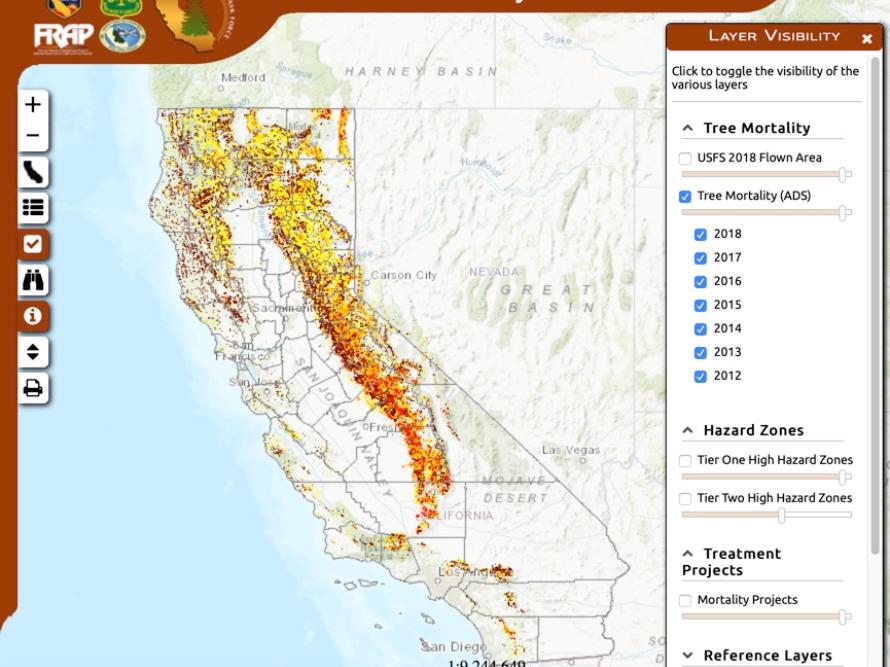 Tree Mortality Viewer | Drought.gov